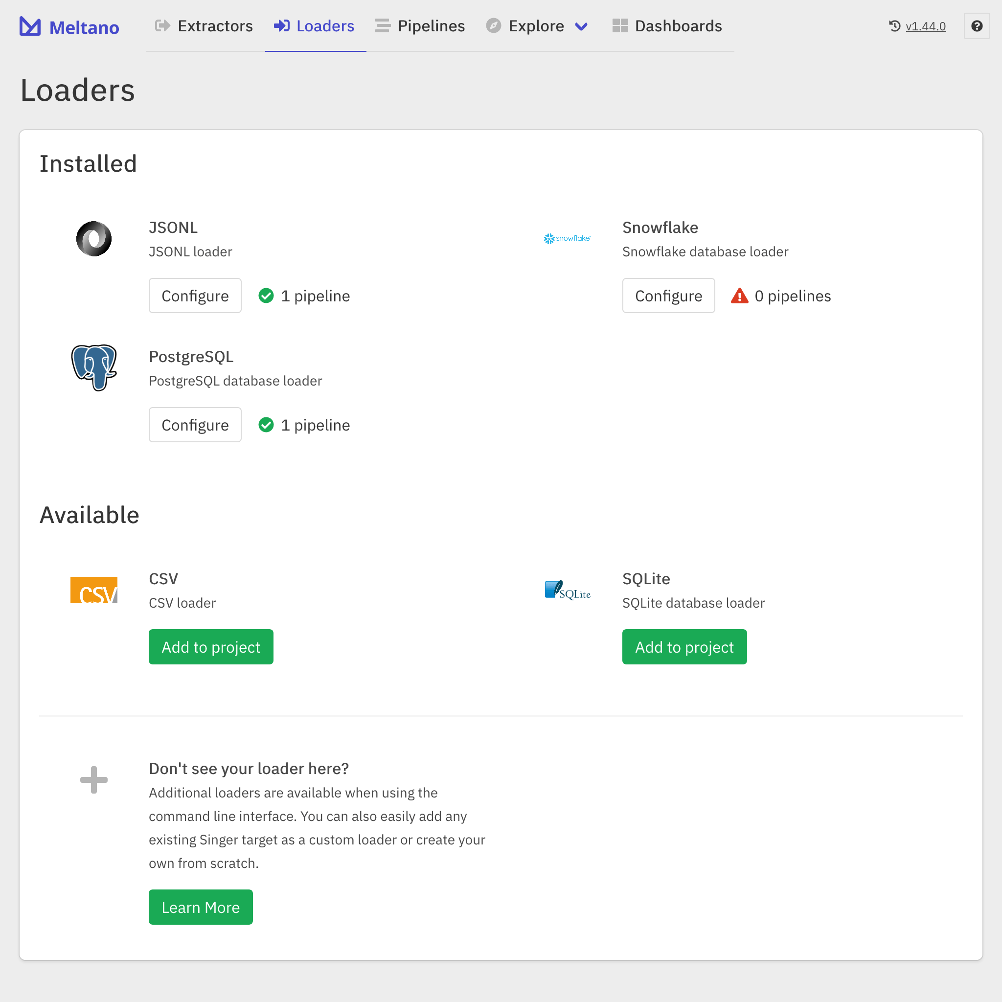 Now Available: Meltano v1.45.0